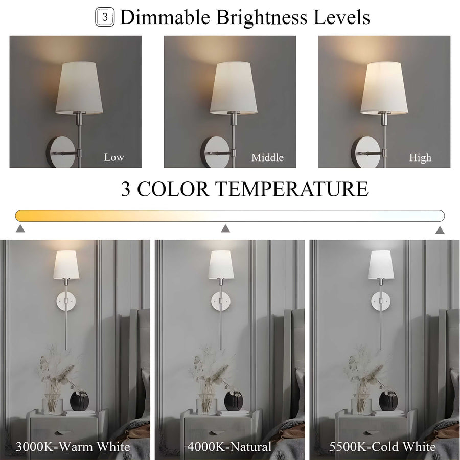 Luxury Wireless Wall Lamp: Easy Installation, Elegant Design, and ...